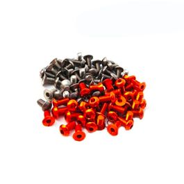 MonacoRC T4 2021 Titan/Alloy Screw Set - Orange